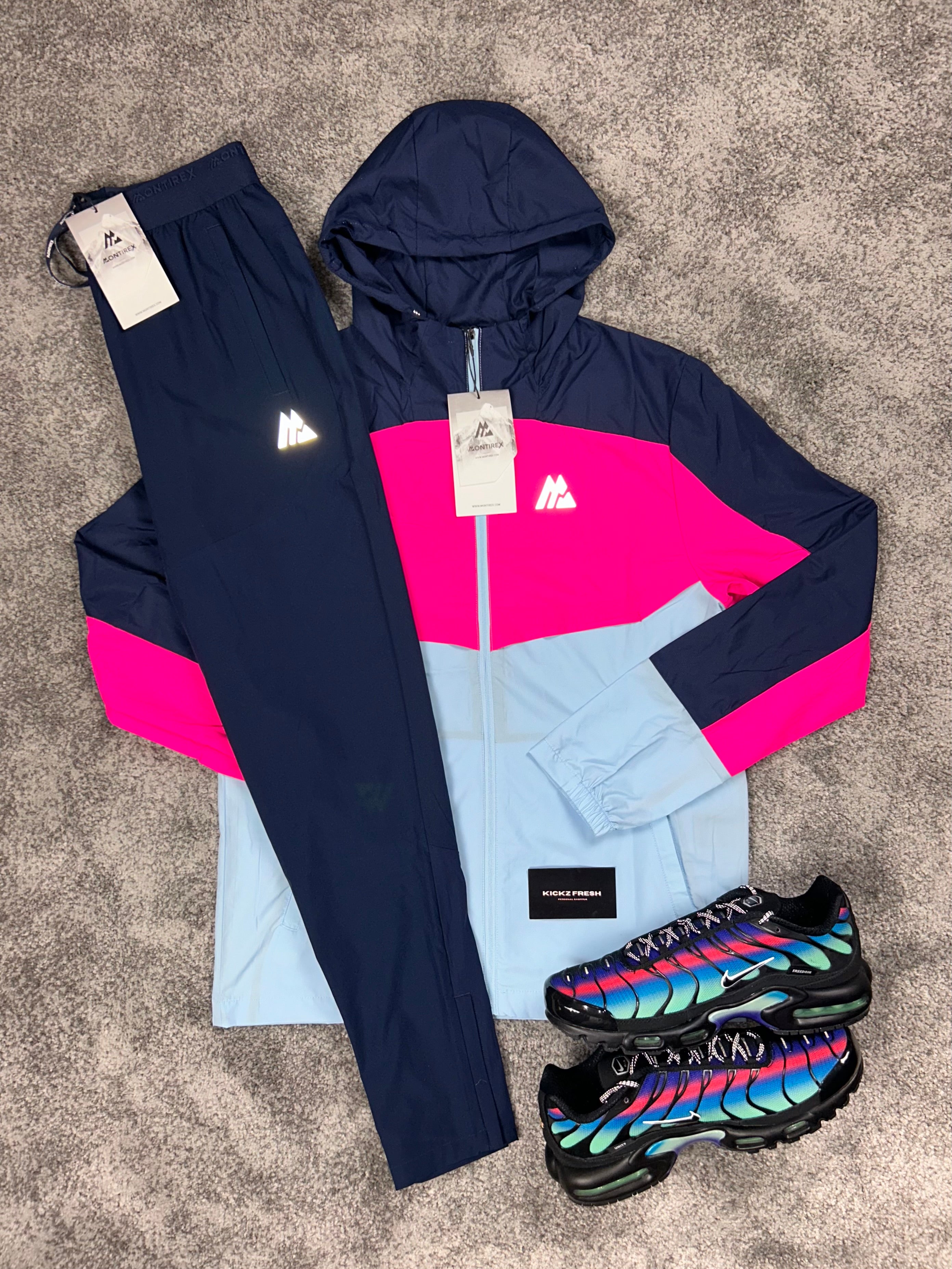 Montirex Breeze Windrunner Pink Maganta Tracksuit – Kickzfresh