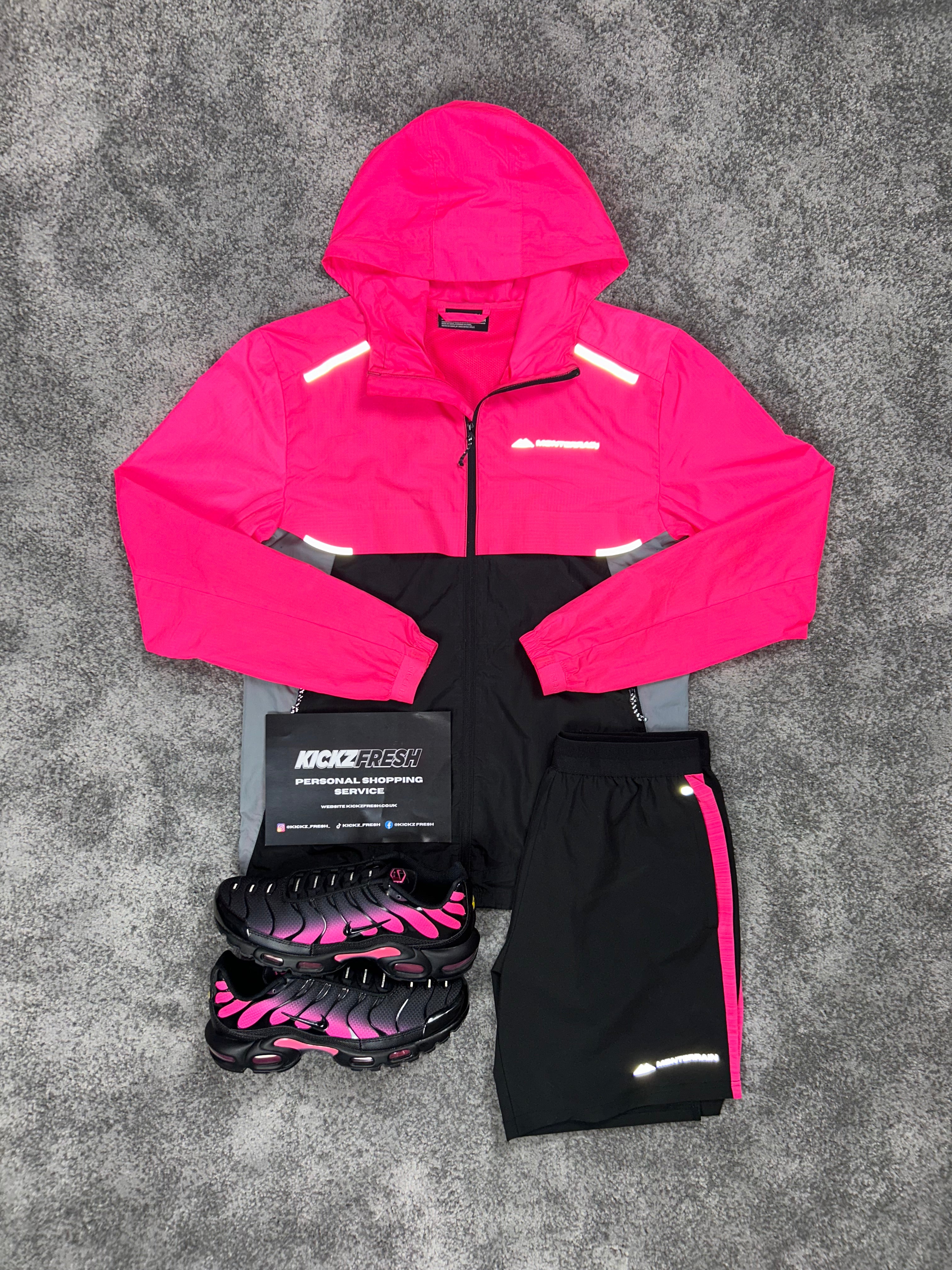 Monterrain Chase Pink Windrunner Men’s Set – Kickzfresh
