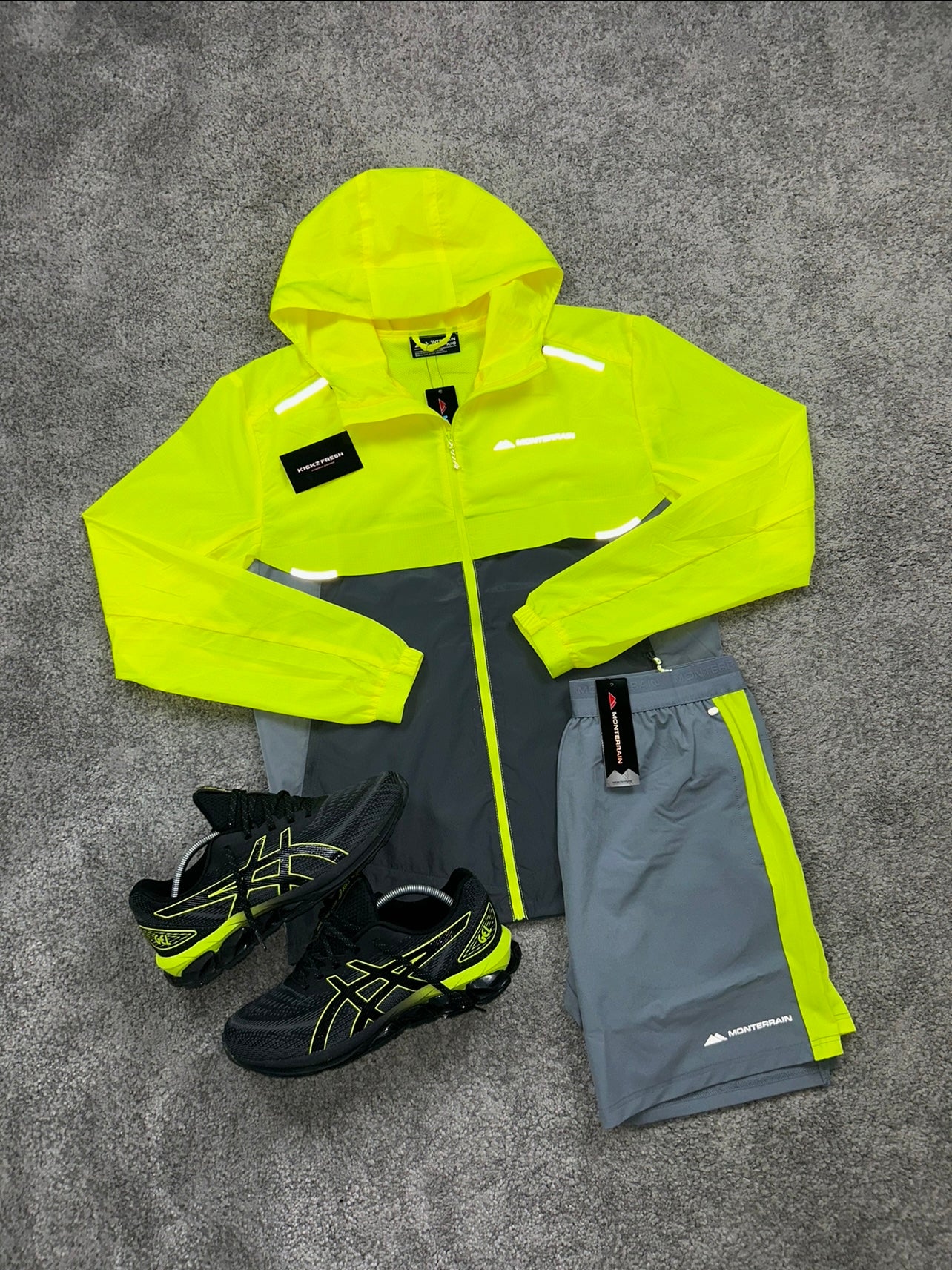 Monterrain Chase Neon Volt Windrunner MENS SET – Kickzfresh