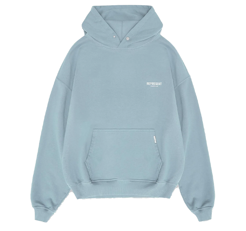 Represent Owners Club Hoodie- Powder Blue – Kickzfresh